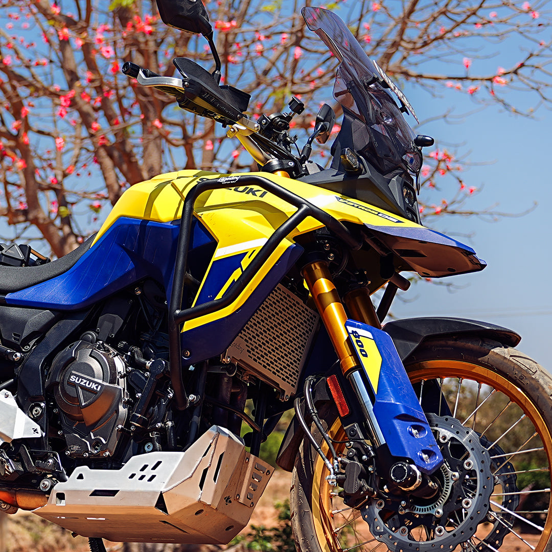 Legundary Suzuki V Strom 800DE Crash Guard Black | Bandidos pitstop