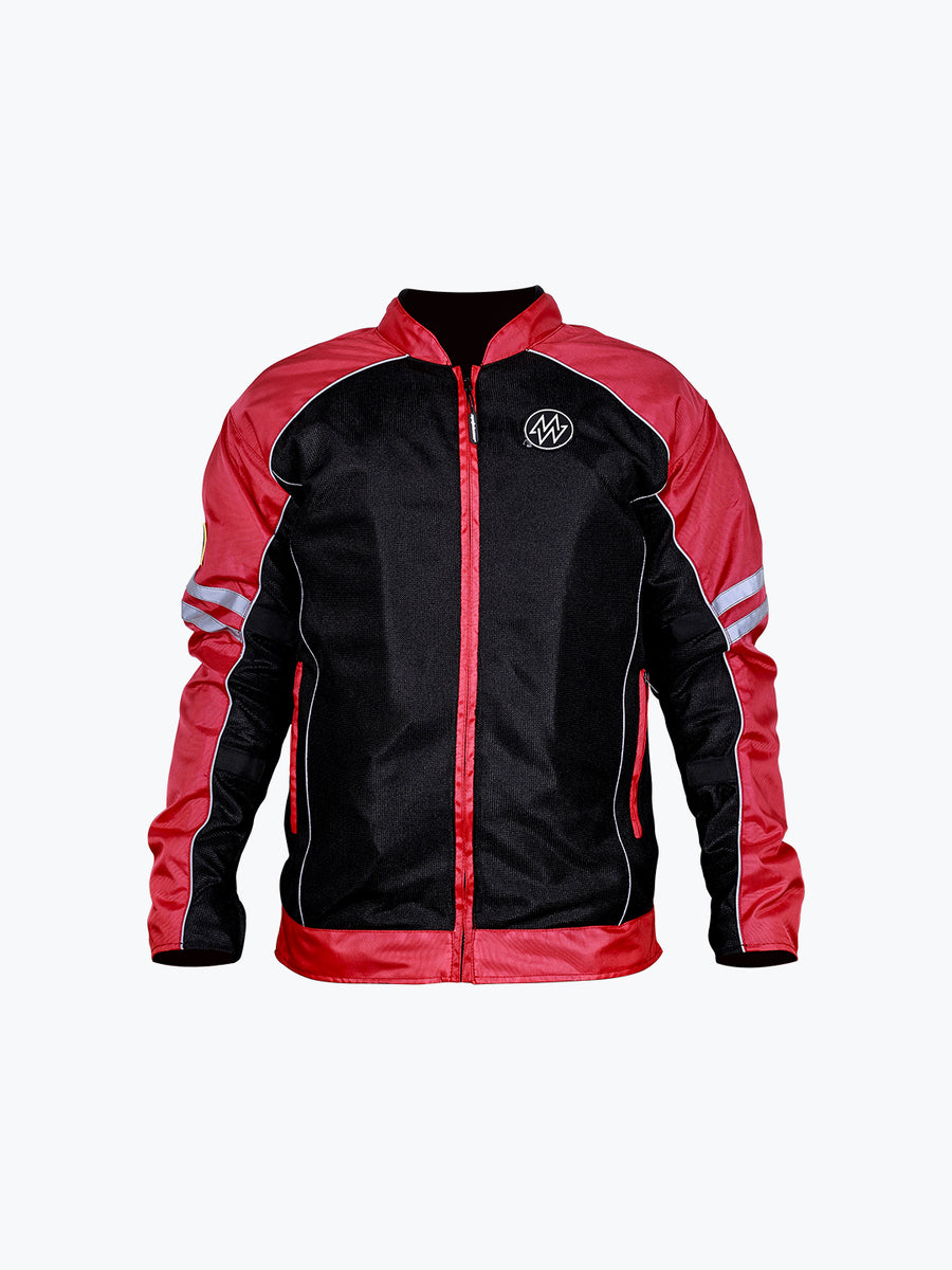 Motowear Night Out Riding Jacket Red Black For Motorcycle | Bandidos ...